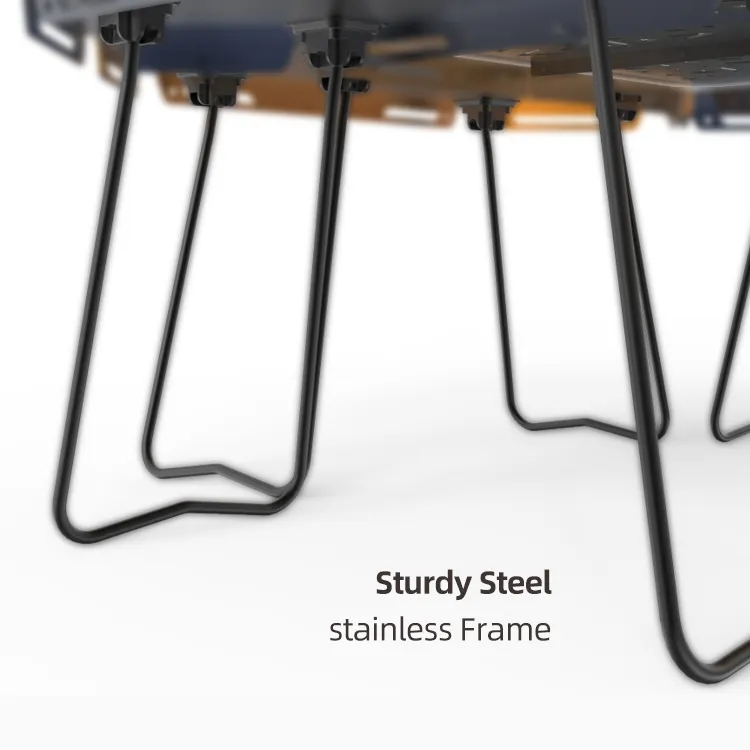 Portable Stainless Outdoor Camping Folding Table Bbq Table Glamping ...